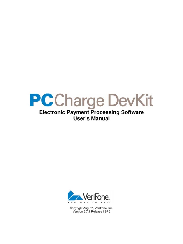 PCCharge DevKit - v5.7.1 Release I SP8 - User's Manual PDF | PDF ...