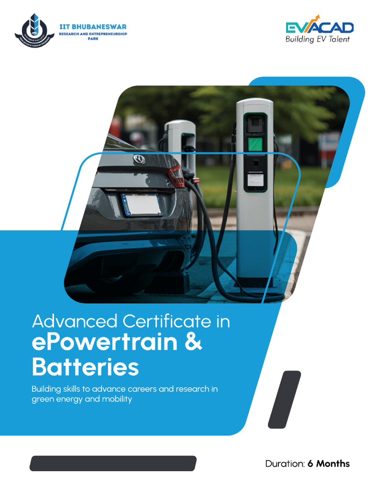 Advanced Certificate in ePowertrain & Batteries | PDF