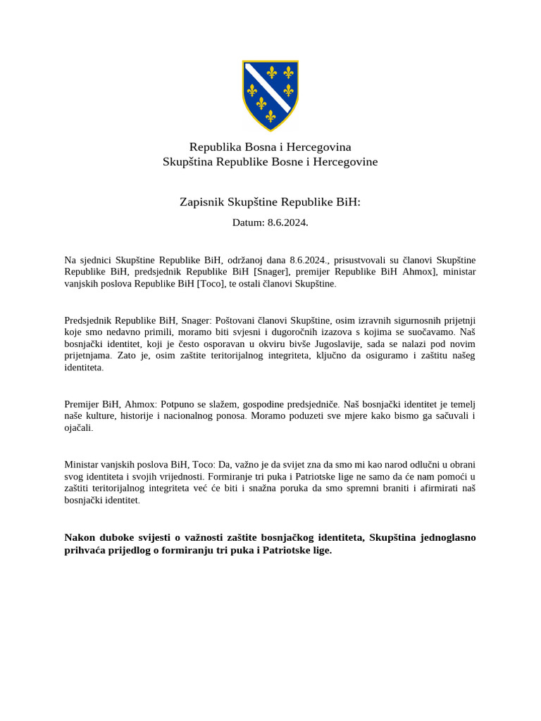 Republika Bosna i Hercegovina | PDF