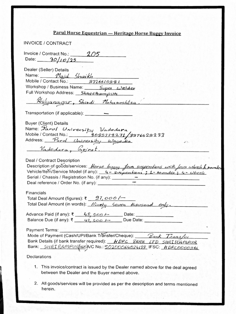 Invoice of Procurement | PDF