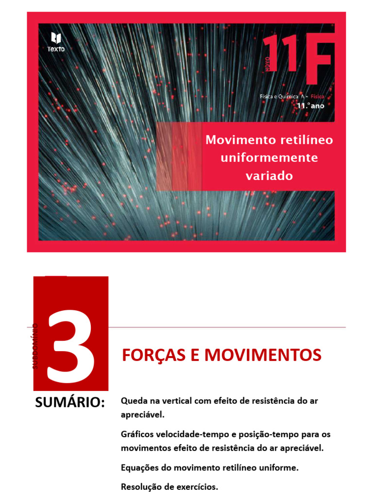 1.3.2_Movimento Retilineo Uniformemente Variado_final Ppt2 | PDF | Engenharia Mecânica ...
