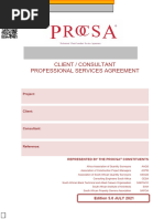 PROCSA Quantity Surveyor Agreement | PDF | Mediation | Grammatical Gender