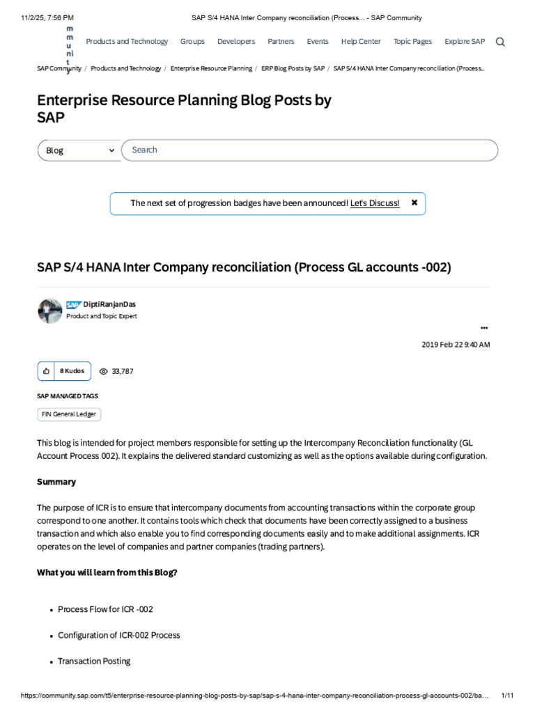 SAP ICR Configuration Guide for GL Accounts | PDF | Enterprise Resource ...