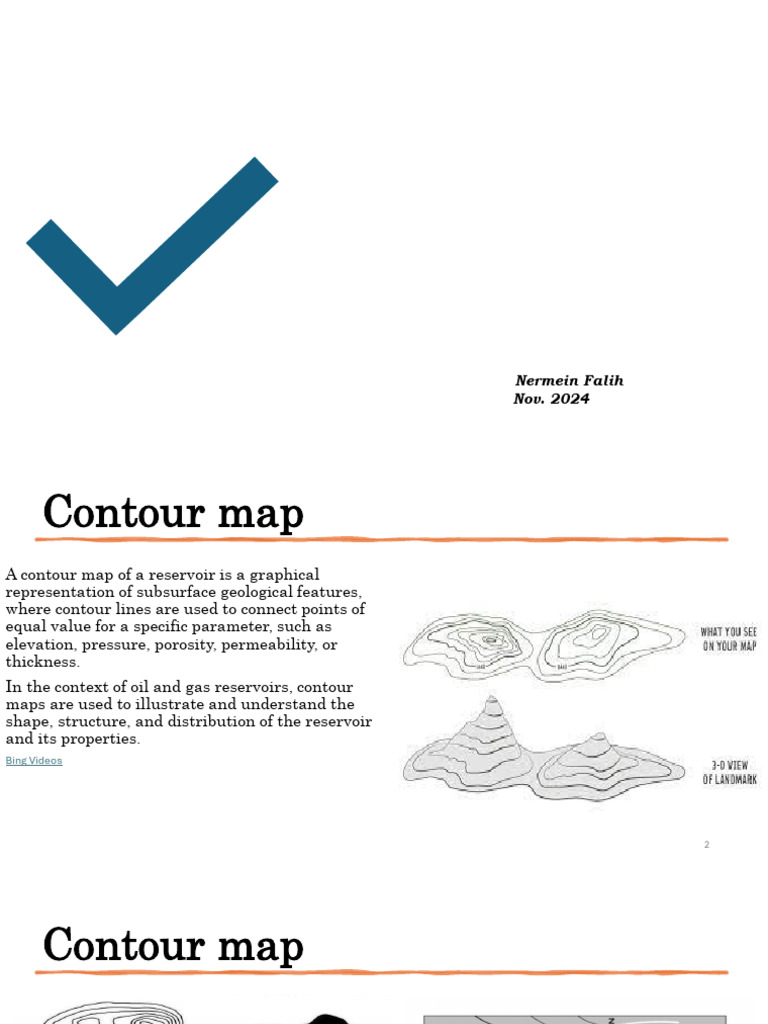 Geological Modeling and Contour Maps | PDF | Petroleum Reservoir ...