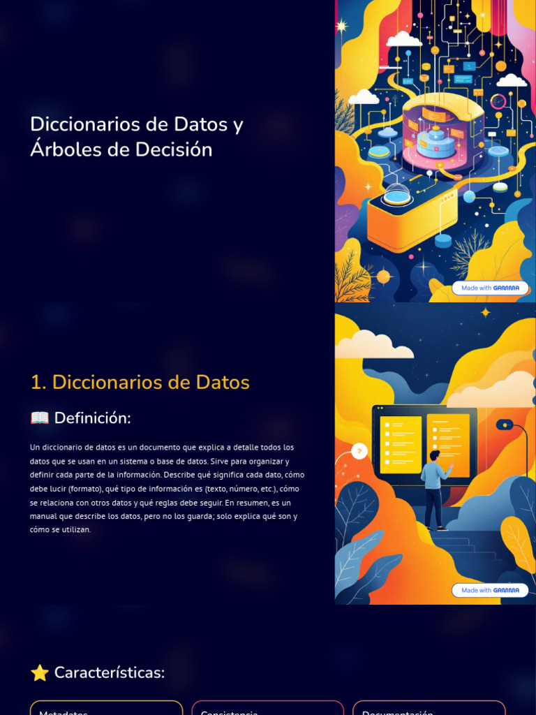 Diccionarios de Datos y Arboles de Decision | PDF | Bases de datos ...