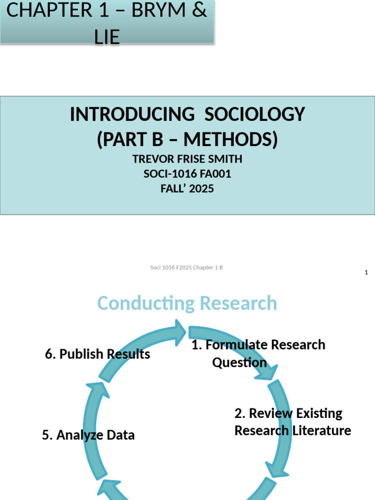 Sociology Research Methods Overview | PDF | Survey Methodology | Experiment