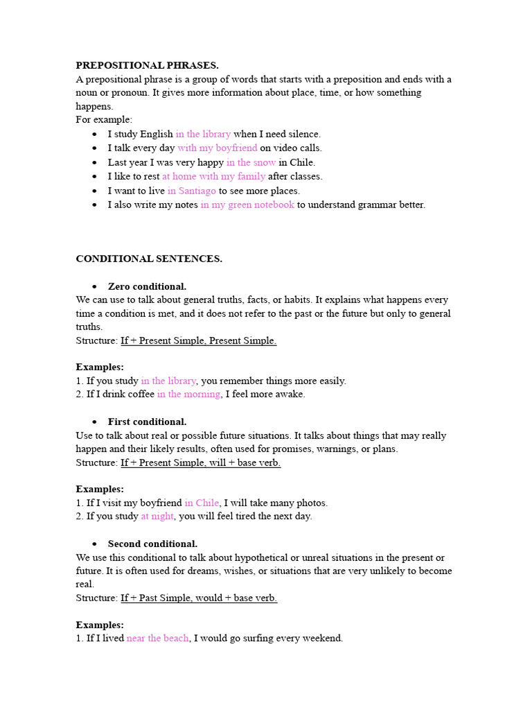 Prepositional Phrases | PDF