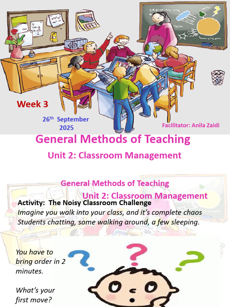 Unit 2 Classroom Management | PDF | Classroom Management | Teachers