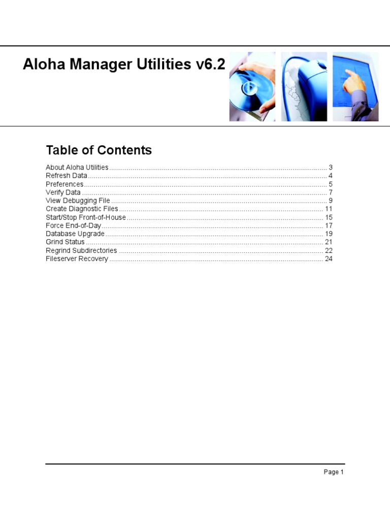 Aloha Manager Utilities 62 | PDF | Zip (File Format) | Computer File