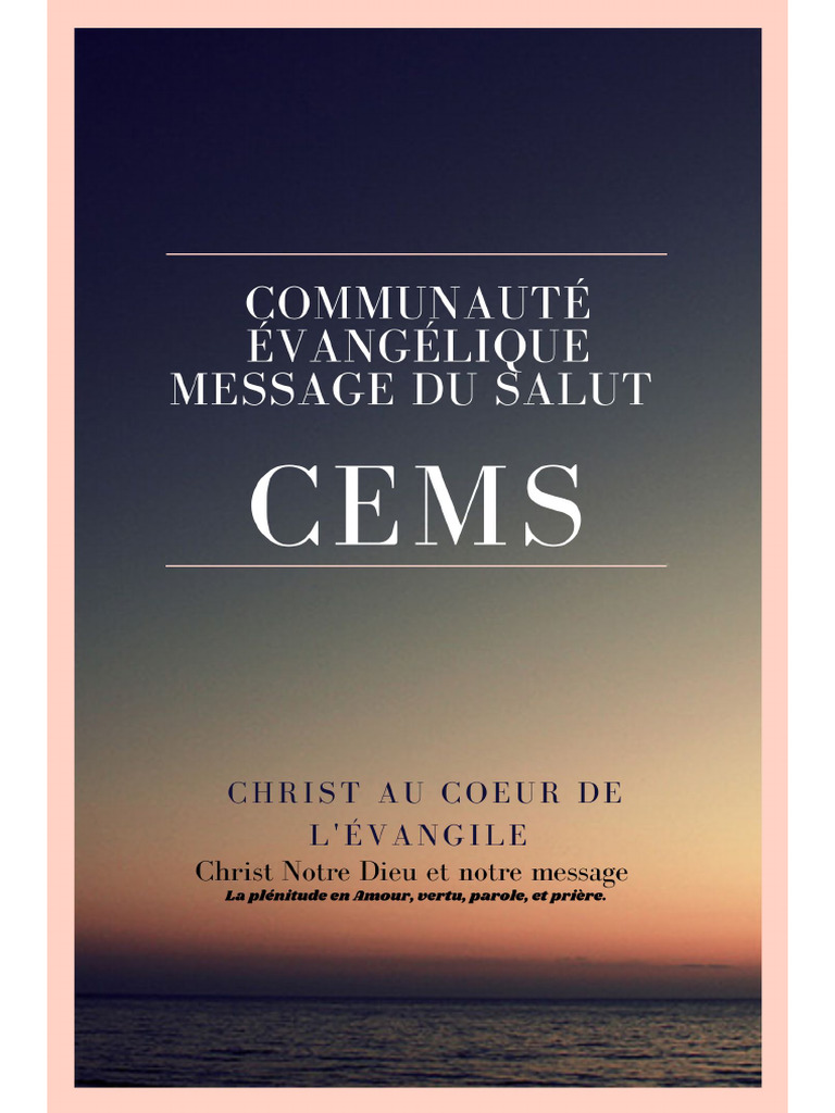 CEMS Cours 01 | PDF