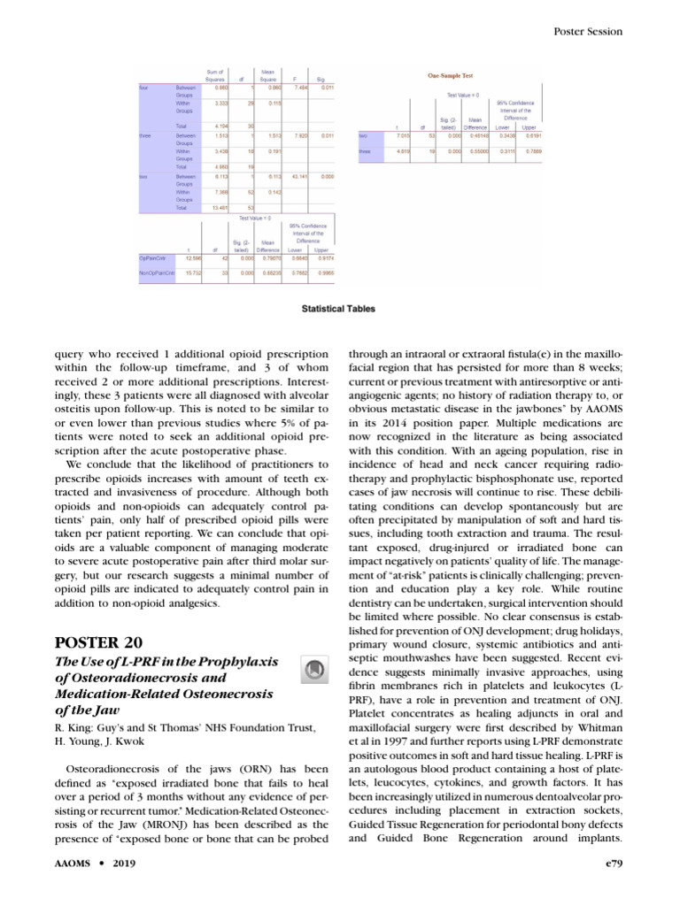 Revista - The Use of LPRF in The Prophylaxis of Osteoradionecrosis and ...