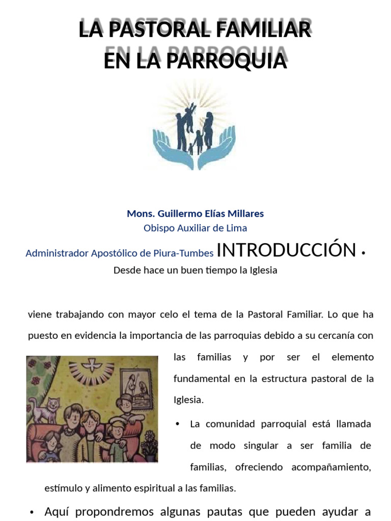 Pastoral Familiar en la Parroquia | PDF | Familia | Iglesia Católica