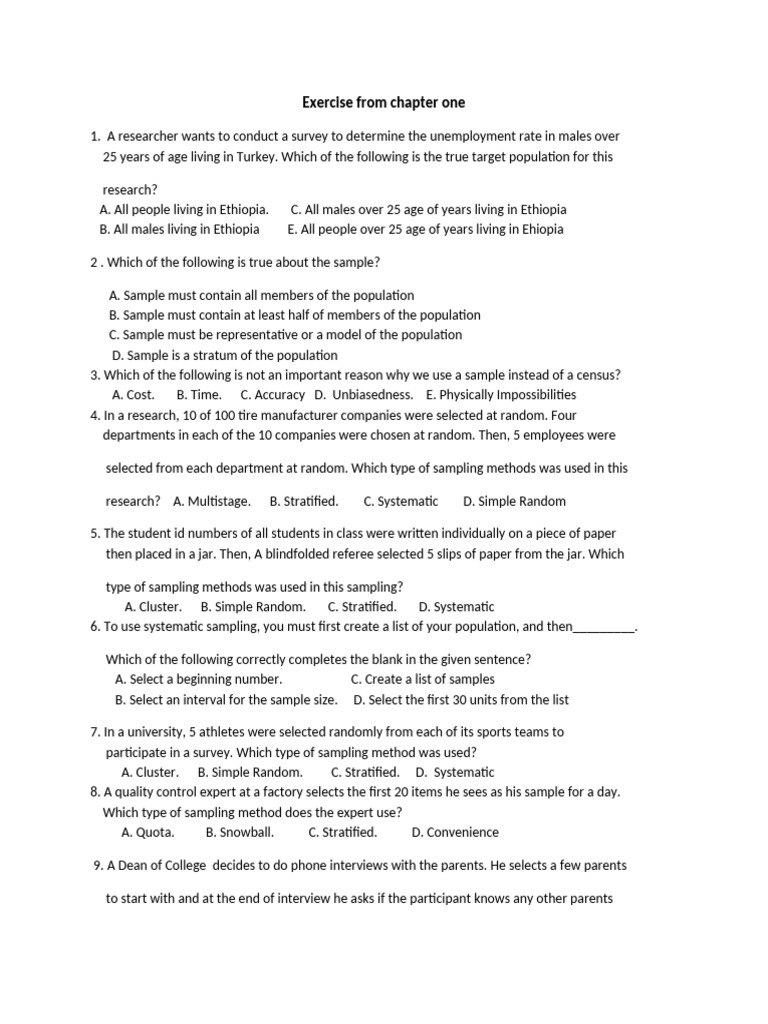 Survey Sampling Methods Explained | PDF | Sampling (Statistics ...