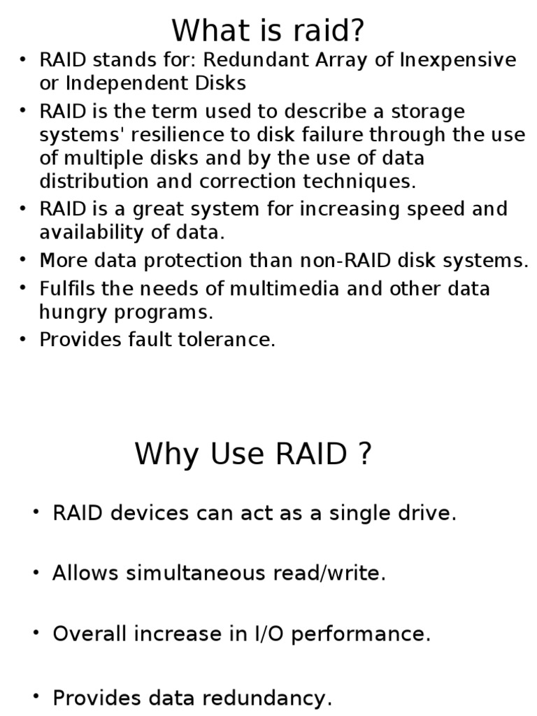 An In-Depth Look at RAID Storage Technologies: A Comparison of RAID ...