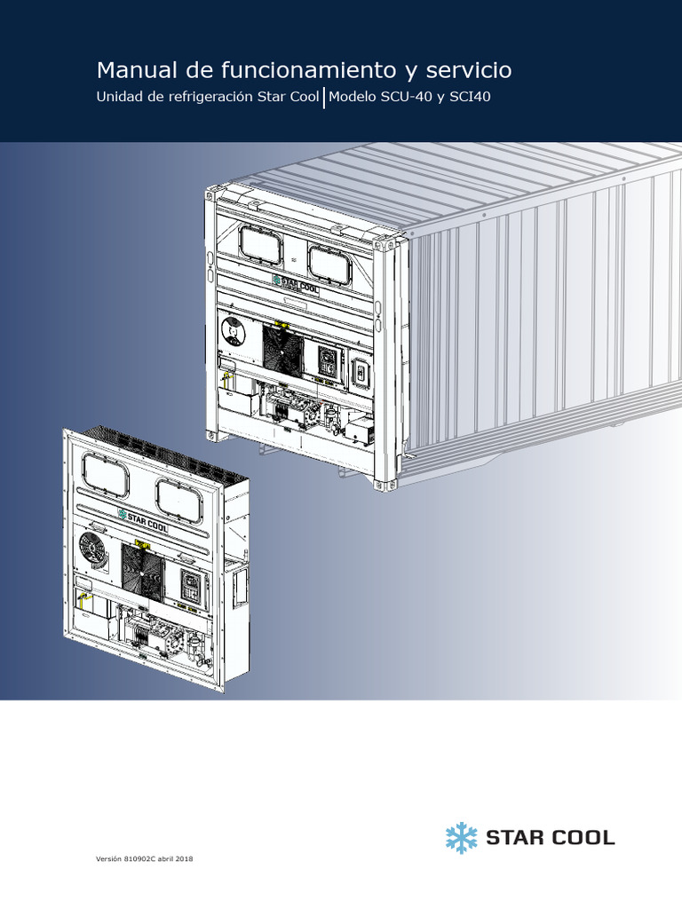 Manual de Servicio Star Cool SCU-40/SCI-40 | PDF | Refrigeración ...