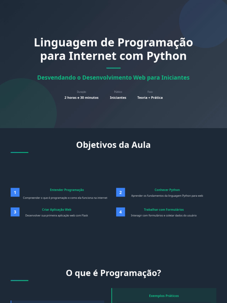 Linguagem de Programação para Internet Com Python | PDF | Rede mundial ...