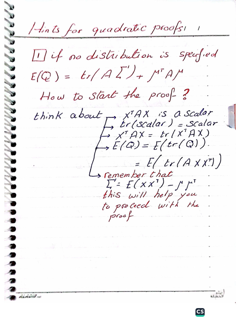 Quadratic Proofs | PDF