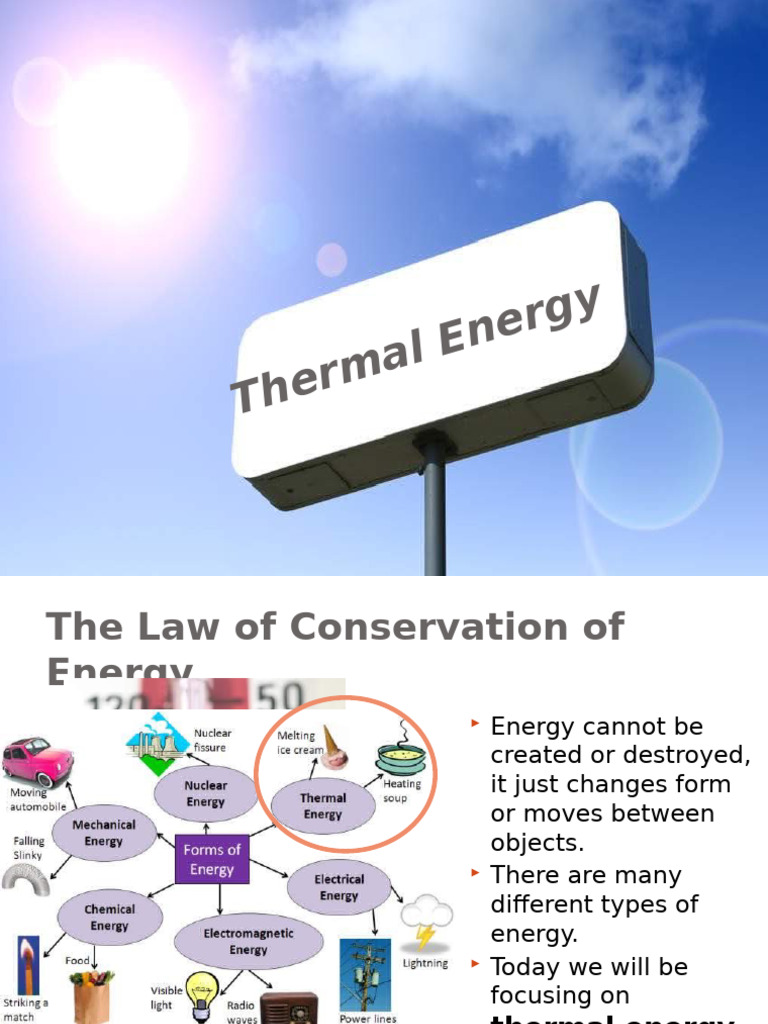Thermal Energy PowerPoint NXPowerLite | PDF