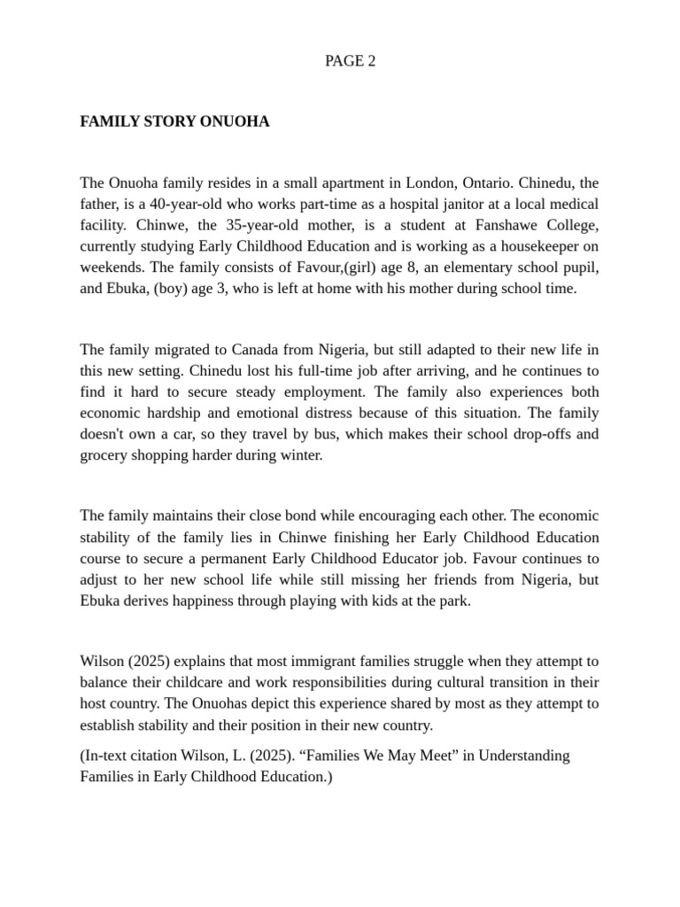Group Presentation Family History | PDF | Child Care | Human Development