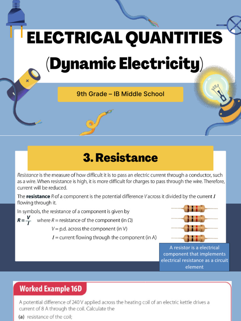 Understanding Electrical Resistance Concepts | PDF | Electrical Network ...