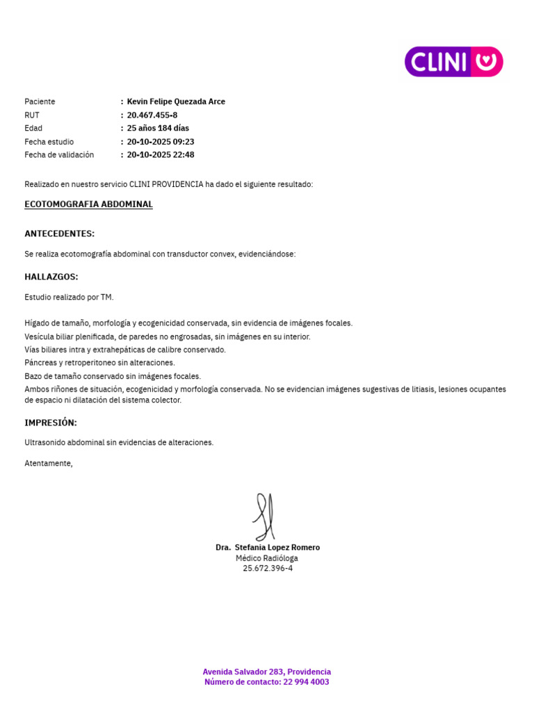 Informe 20-10-2025 Kevin Felipe Quezada Arce | PDF