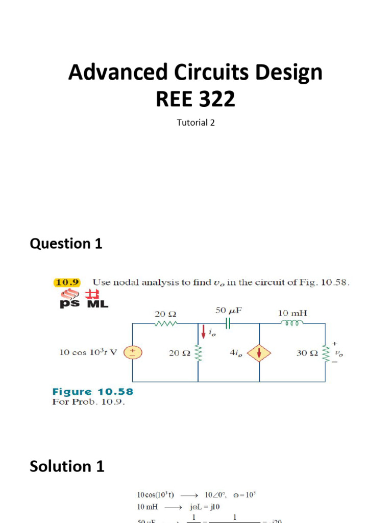 Circuit Analysis Tutorial | PDF