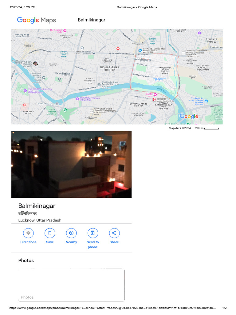 Balmikinagar - Google Maps | PDF
