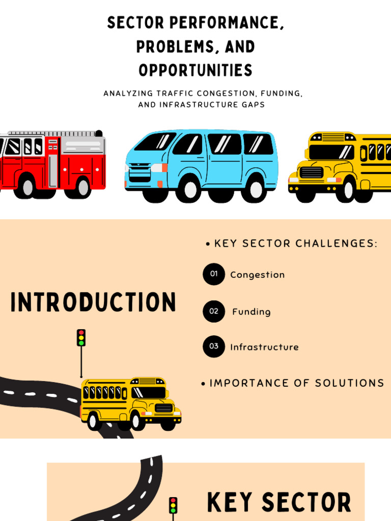 Sector Perfomance, Problems, and Opportunities | PDF | Infrastructure ...