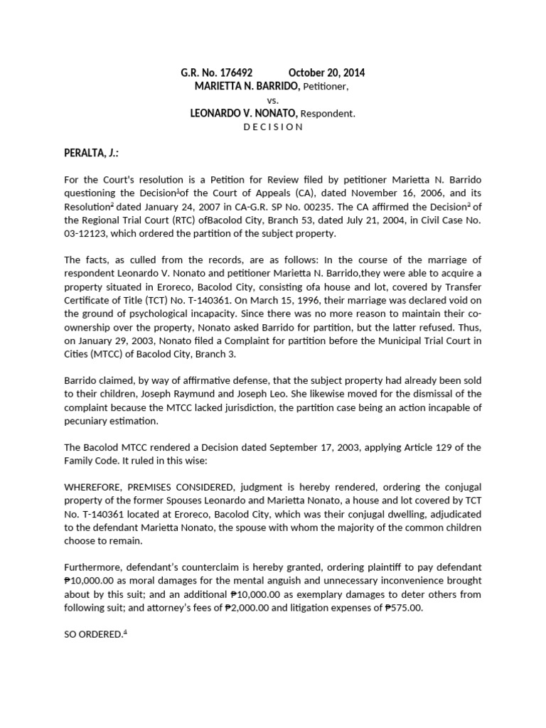 Rem Comm Cases | PDF | Lawsuit | Judgment (Law)