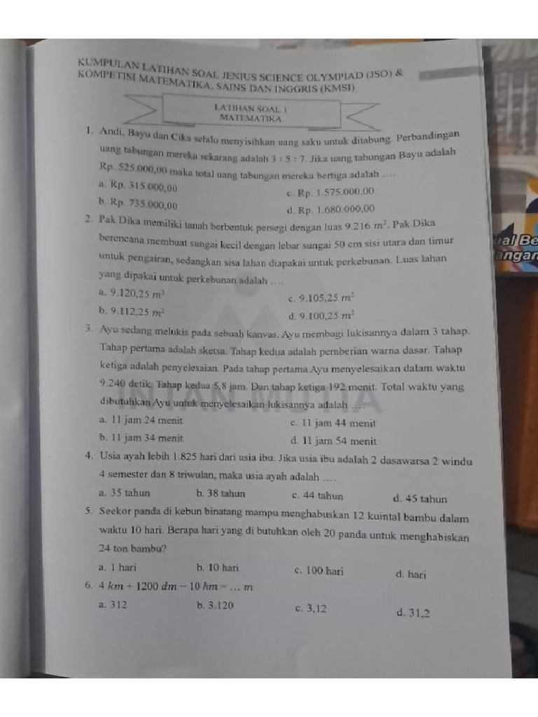 Soal Kmsi | PDF
