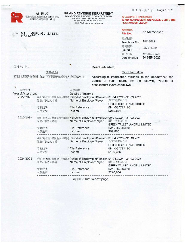 12 - SP Tax Report | PDF