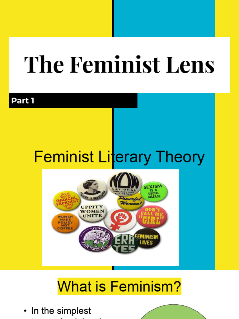 The Feminist Lens Part One | PDF | Feminism | Gender Studies