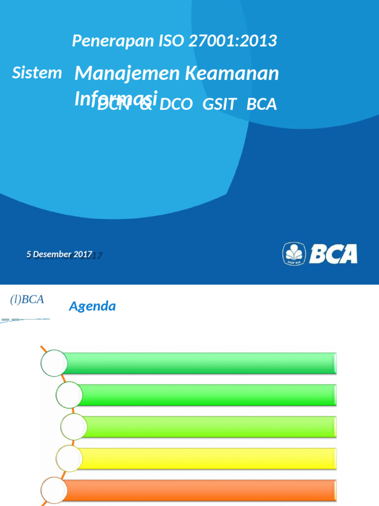 Penerapan ISO 27001:2013 di BCA | PDF