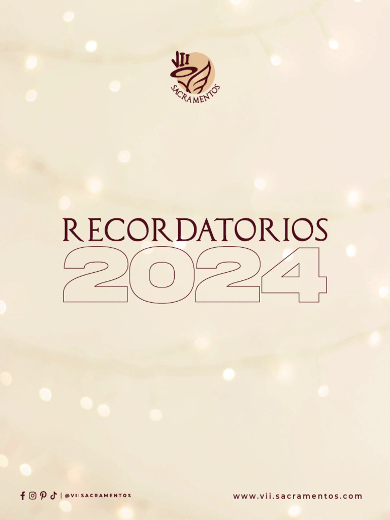 RECORDATORIOS para Recuerdos y Experiencias | PDF