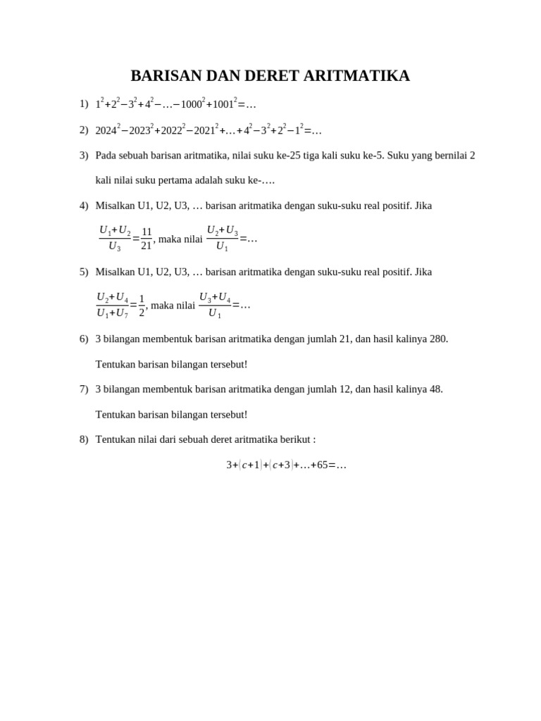 ARITMATIKA | PDF