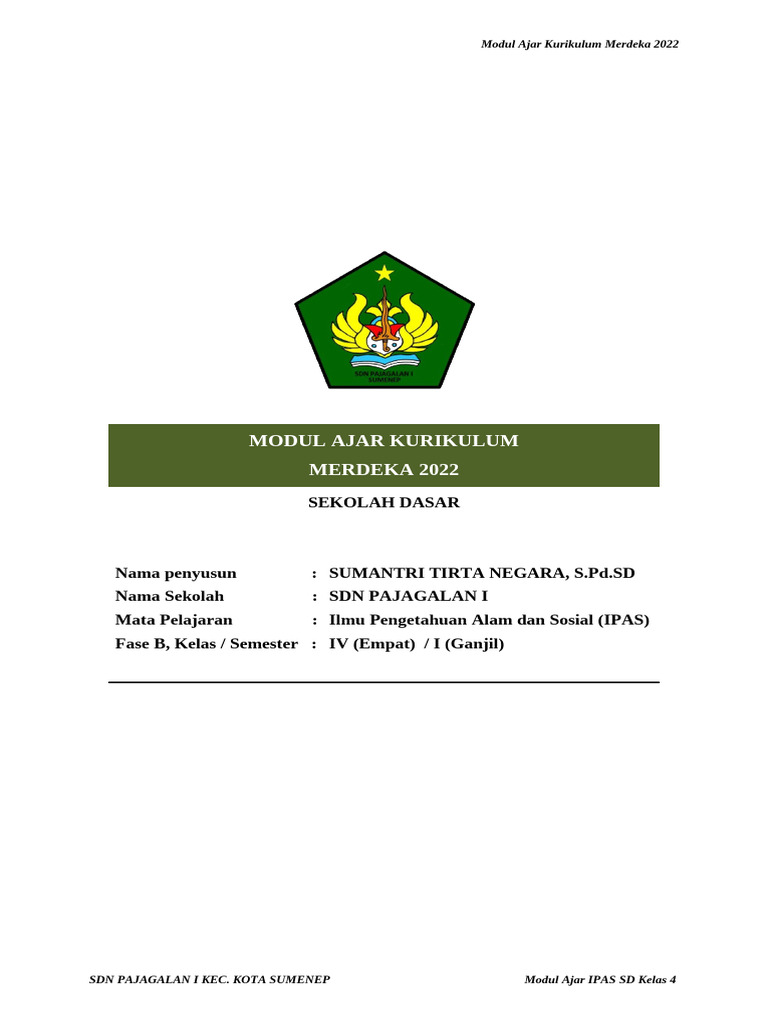 Modul IPAS - Perkembangbiakan Tumbuhan - Sumantri Tirta Negara | PDF