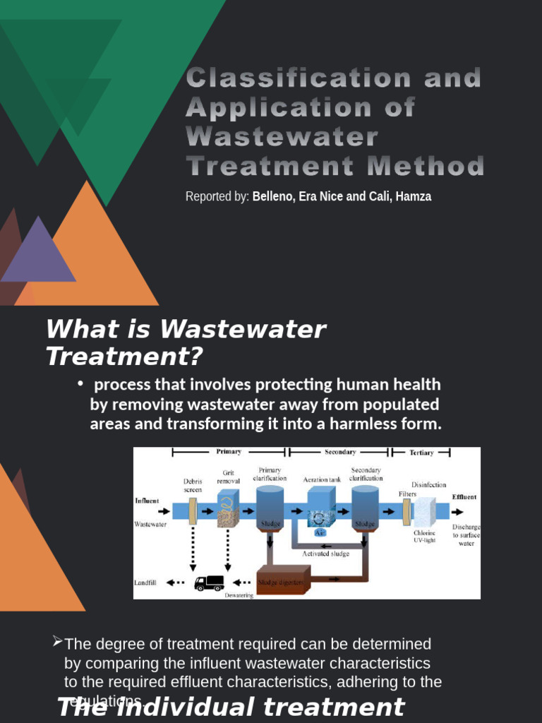 Wastewater Treatment Methods Explained | PDF | Sewage Treatment ...