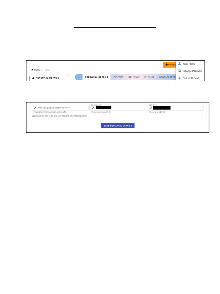 HOW To CREATE ABC - ID With Screenshots New Vierp | PDF | Computing ...