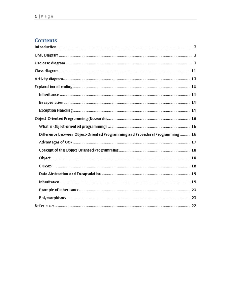 Saleh Oodj Pdf Object Oriented Programming Method Computer Programming