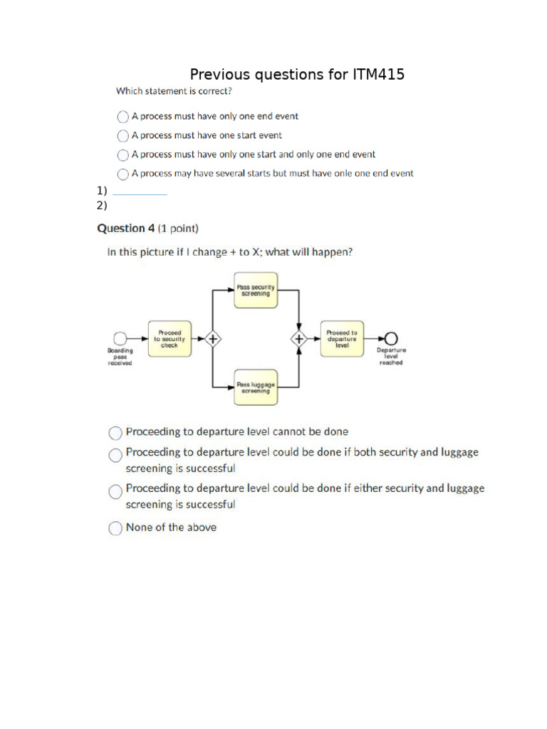 ITM415 Compilation Quiz | PDF