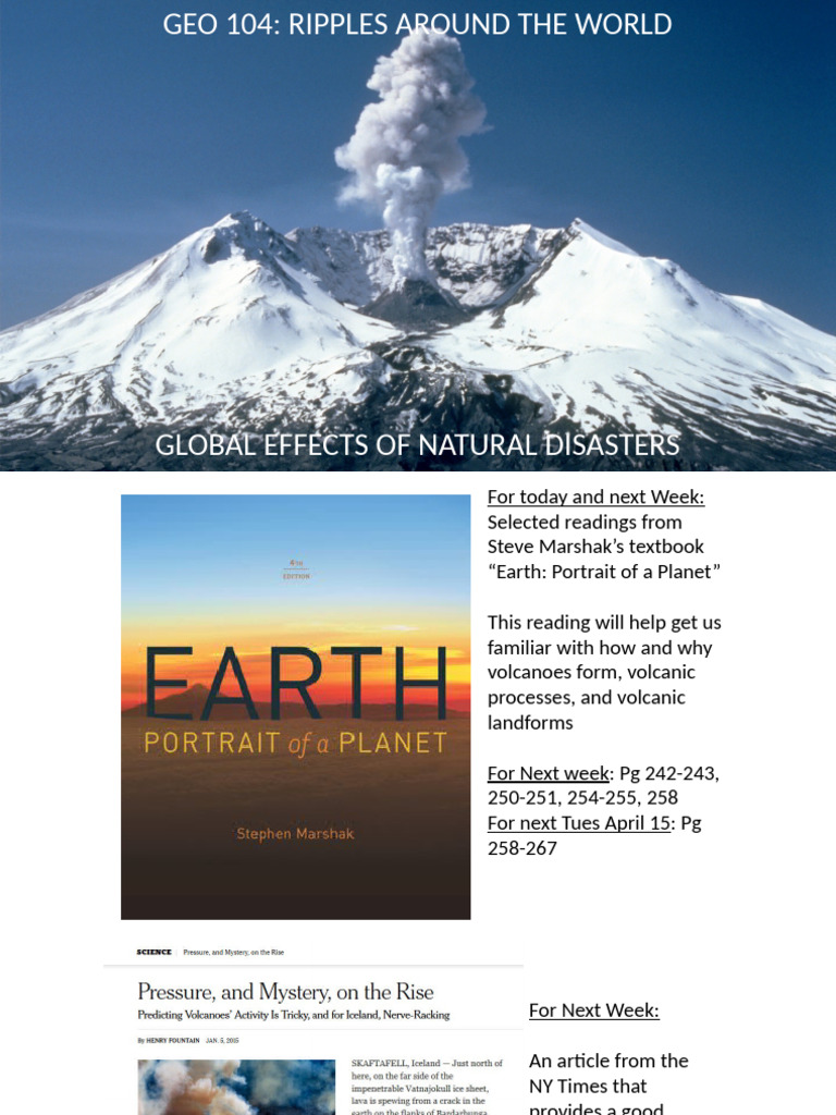 18 - Products of Volcanism - 4!10!2025 - Tagged | PDF | Lava | Volcano