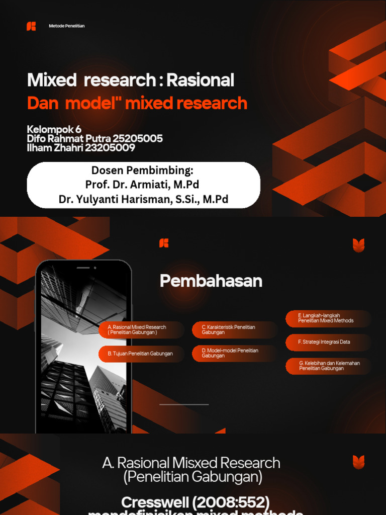 Metode Penelitian Gabungan: Mixed Methods | PDF