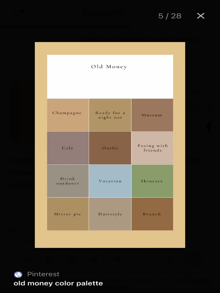 Classic Old Money Color Palettes | PDF