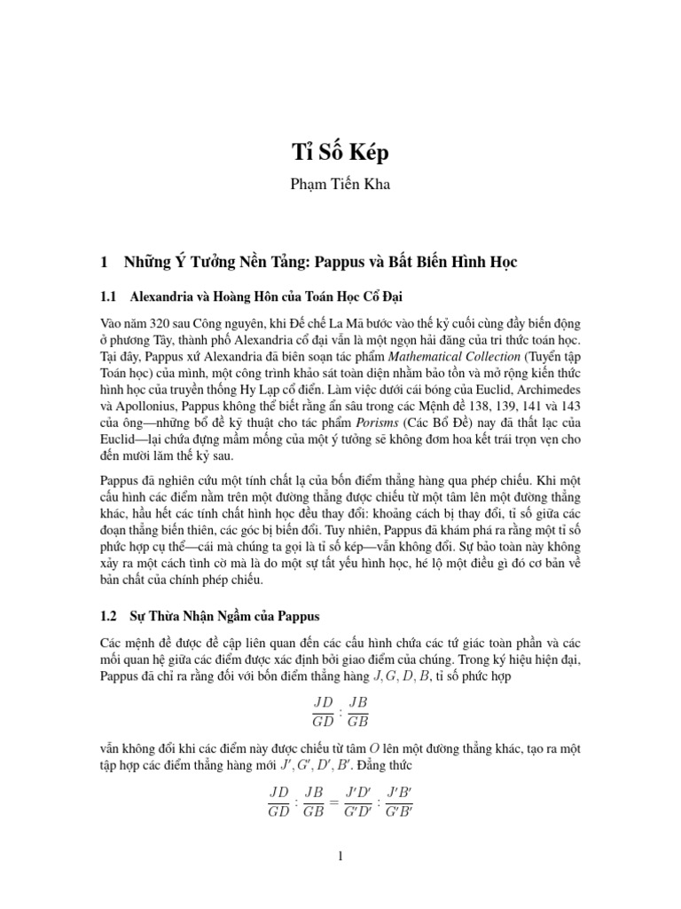 W4 Cross Ratio VI | PDF