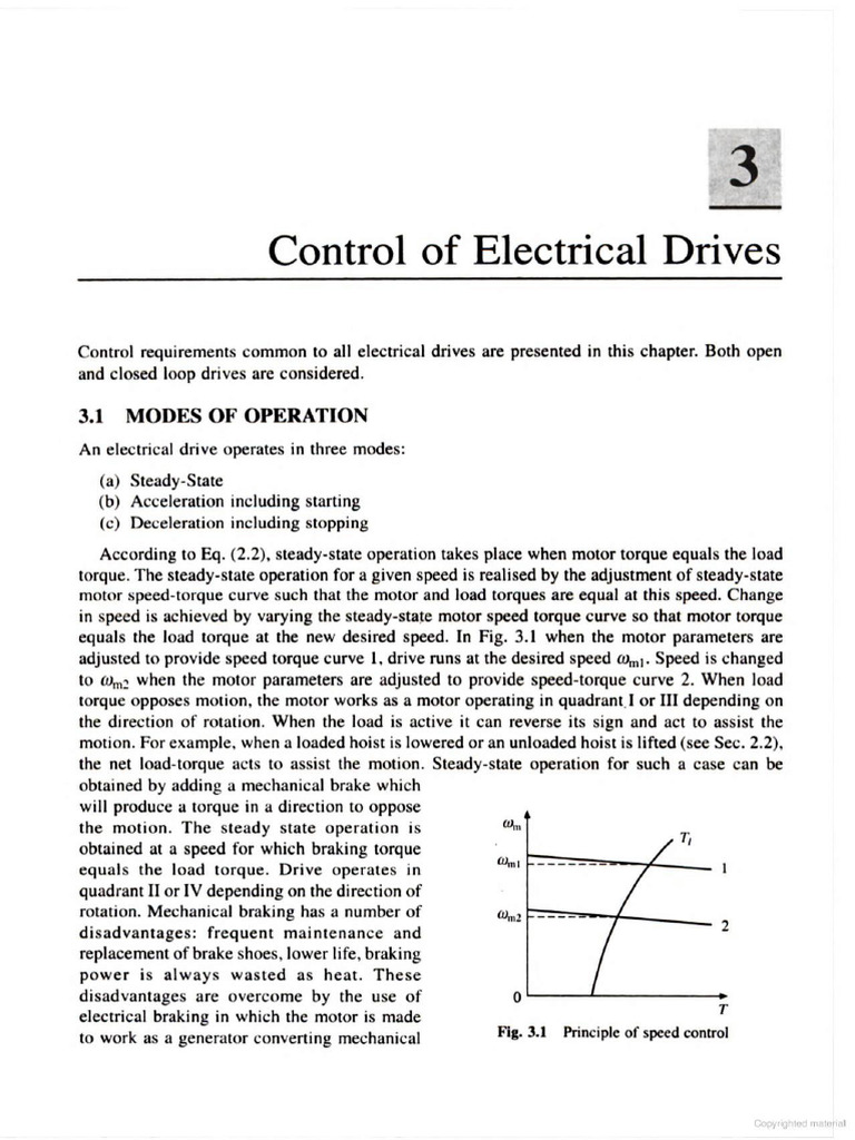 Chapter 3 Control of Electrical Drive | PDF | Electronic Circuits ...