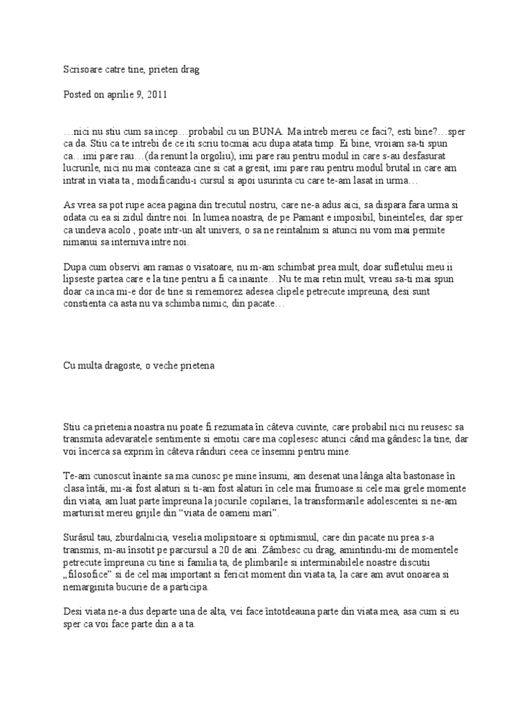 Modele de Scrisori | PDF