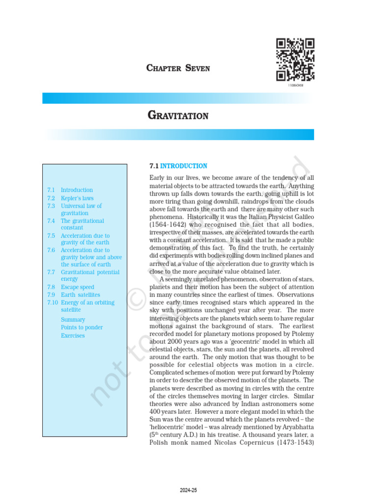 physics c-7 | PDF | Force | Newton's Law Of Universal Gravitation