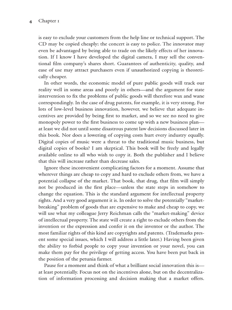 Economic Models For Us | PDF | Intellectual Property | Copyright