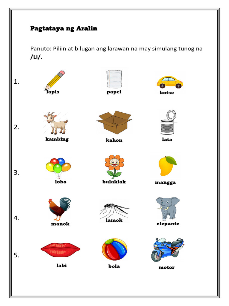 Pagatataya Letrang L | PDF