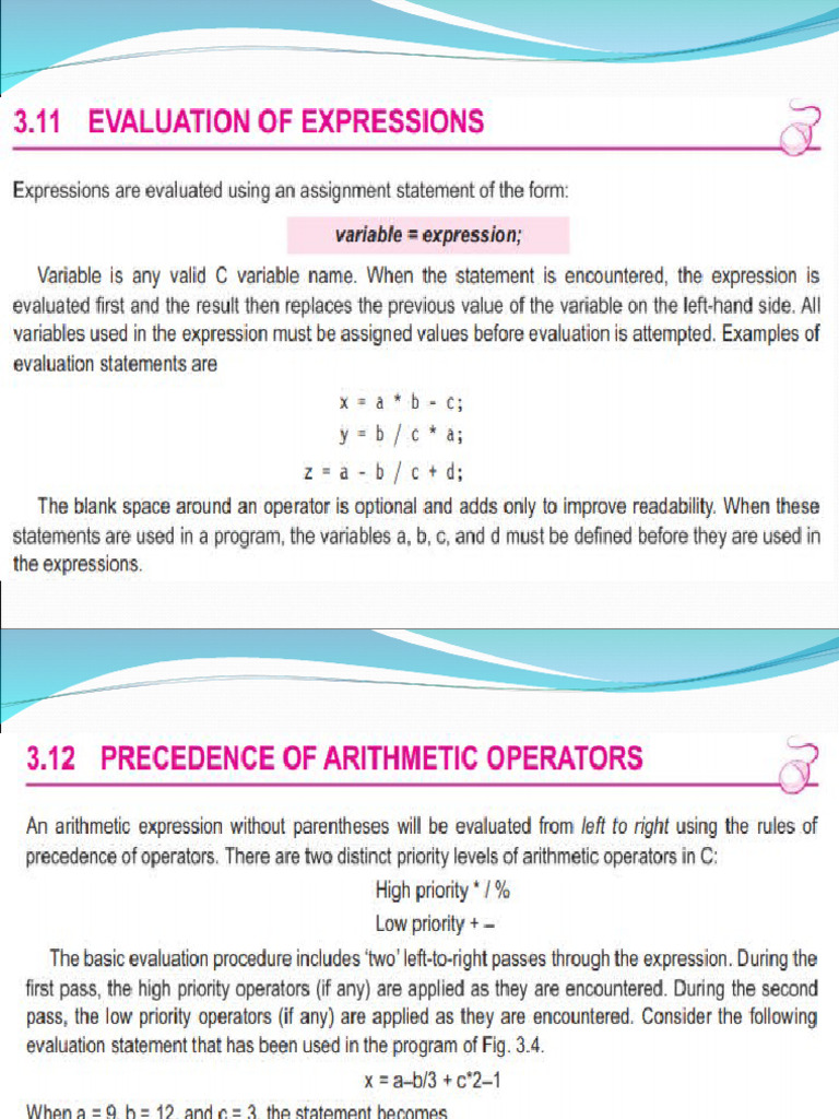 Operator Precedence | PDF